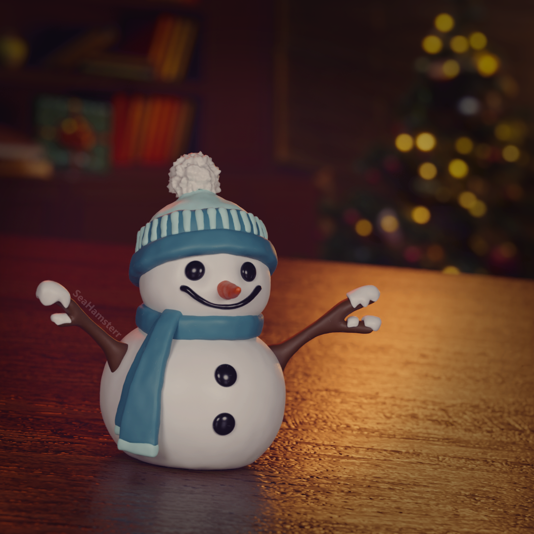 Little Snowman by SeaHamsterr | Download free STL model | Printables.com