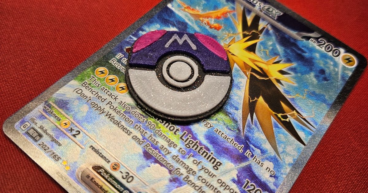 Master Ball Token by Victorious Creations | Download free STL model ...