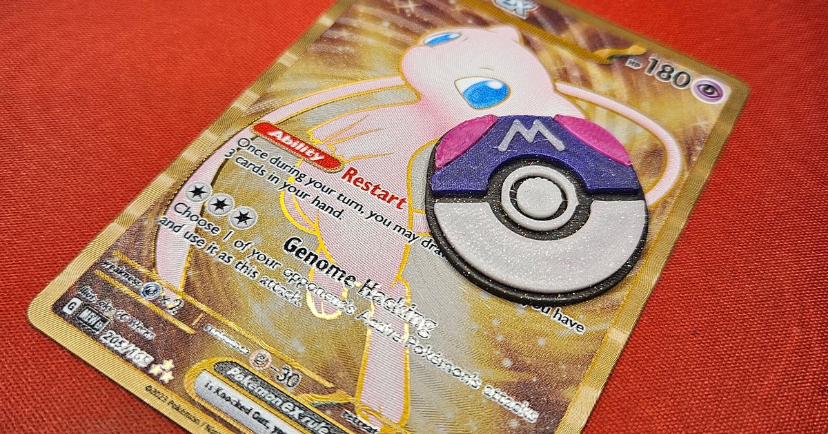 Master Ball Token Double Sided Ver. by Victorious Creations ...