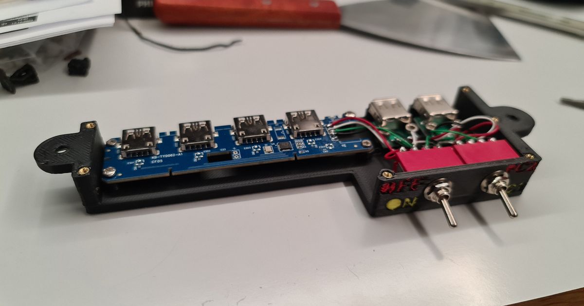 Mechanical/electrical USB Switch by Surfalex2000 | Download free STL ...