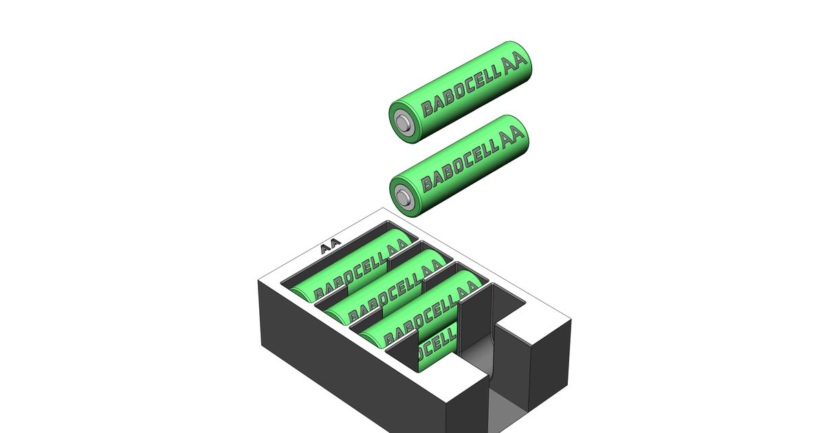 [BaBo] insert batteries by Willi | Download free STL model | Printables.com