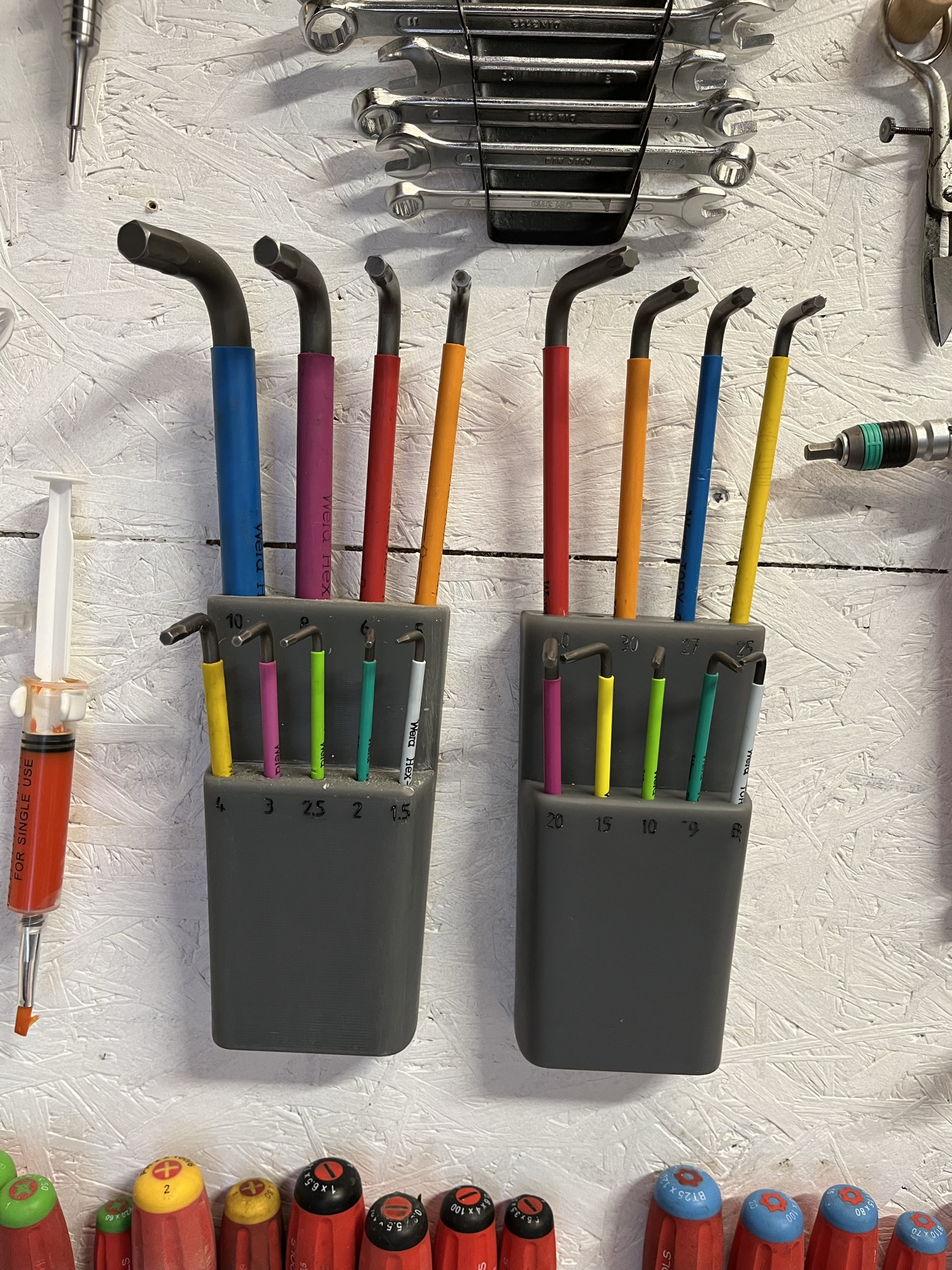 Wera L key holders Torx and Hex by Charlie | Download free STL model | Printables.com