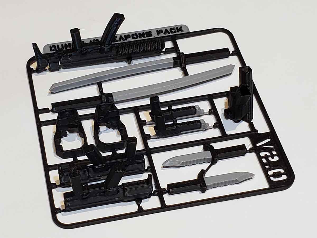 Dummy 13 Weapons Pack Version 2.0 by MyStoopidStuff | Download free STL ...