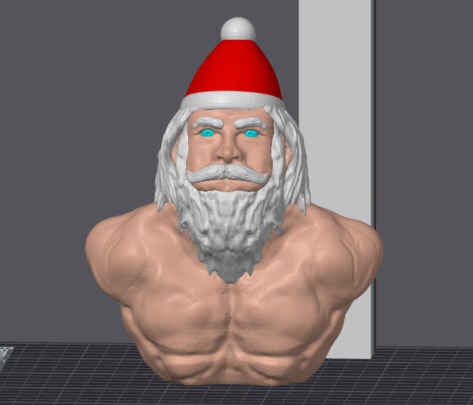 Angry Santa Bust by MELS 3D LABS | Download free STL model | Printables.com