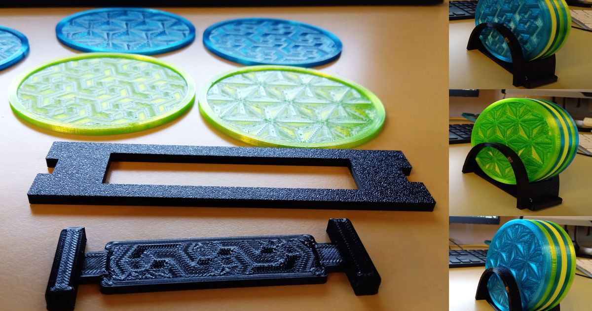 TPU - Coaster and Holder by morfaber78 | Download free STL model ...