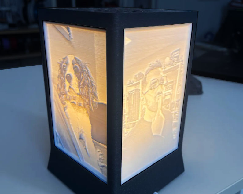 Lámpara para Litofanías / Litophane Lamp por Control 3D | Descargar ...