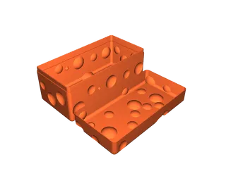 Cheese storage box with flat bottom by Mathijsco | Download free STL ...