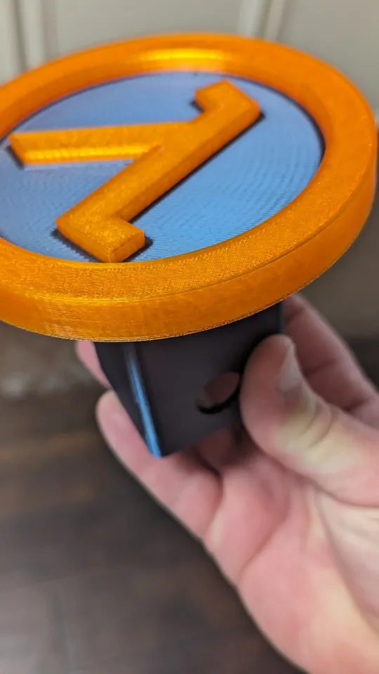 Half Life Receiver Hitch Cover by D3D Pro | Download free STL model ...