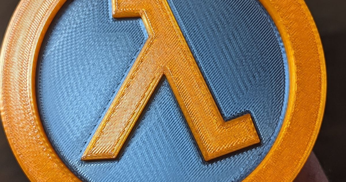 Half Life Receiver Hitch Cover by D3D Pro | Download free STL model ...