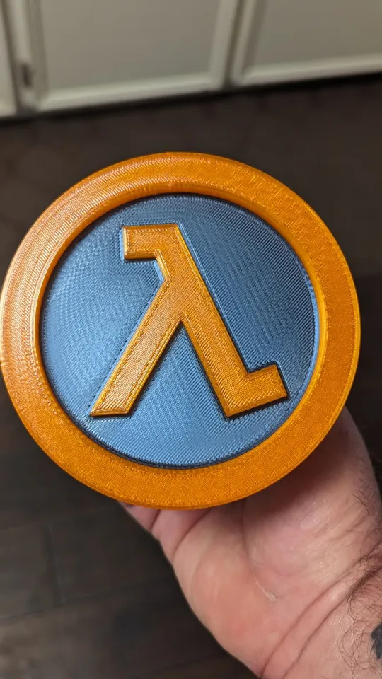 Half Life Receiver Hitch Cover by D3D Pro | Download free STL model ...