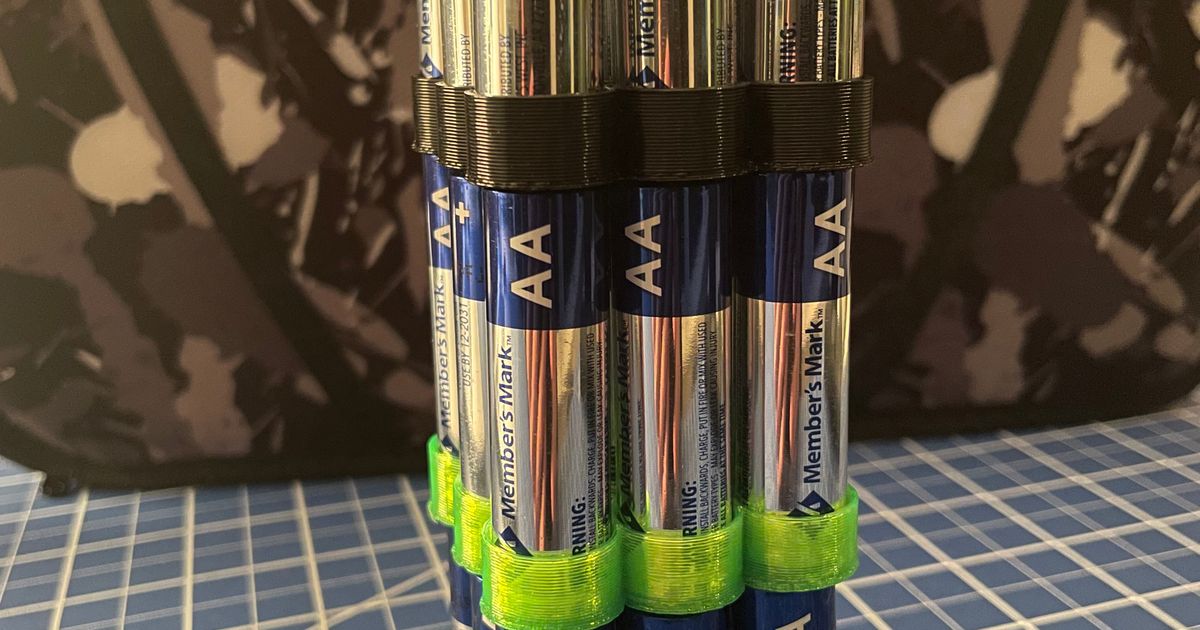 Stackable Battery Tower (SBT) V5.3 by Hallo4542 | Download free STL ...