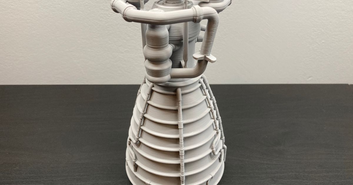 RS-25 Engine by In3DSpace | Printables Store