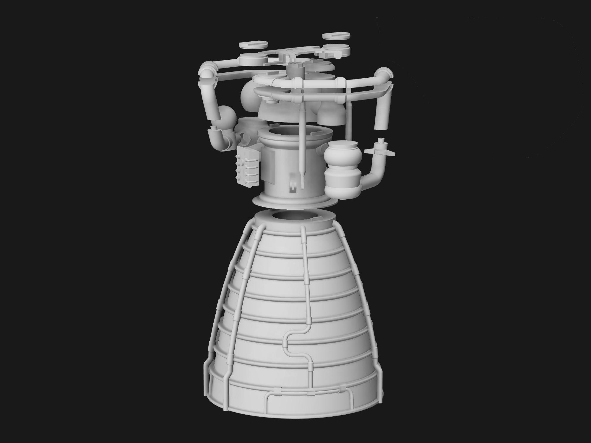 RS-25 Engine by In3DSpace | Printables Store