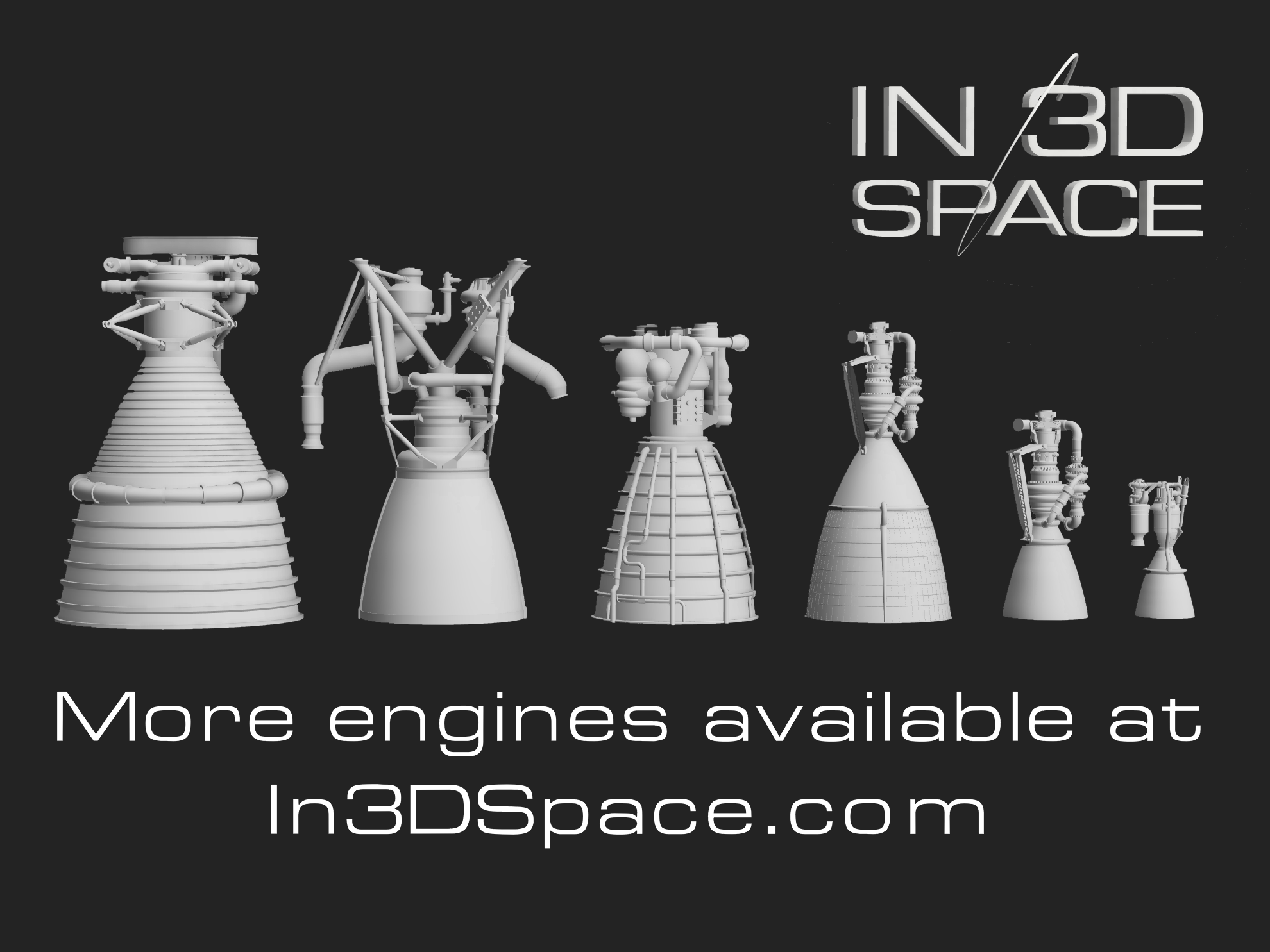 RS-25 Engine por In3DSpace | Tienda de Printables