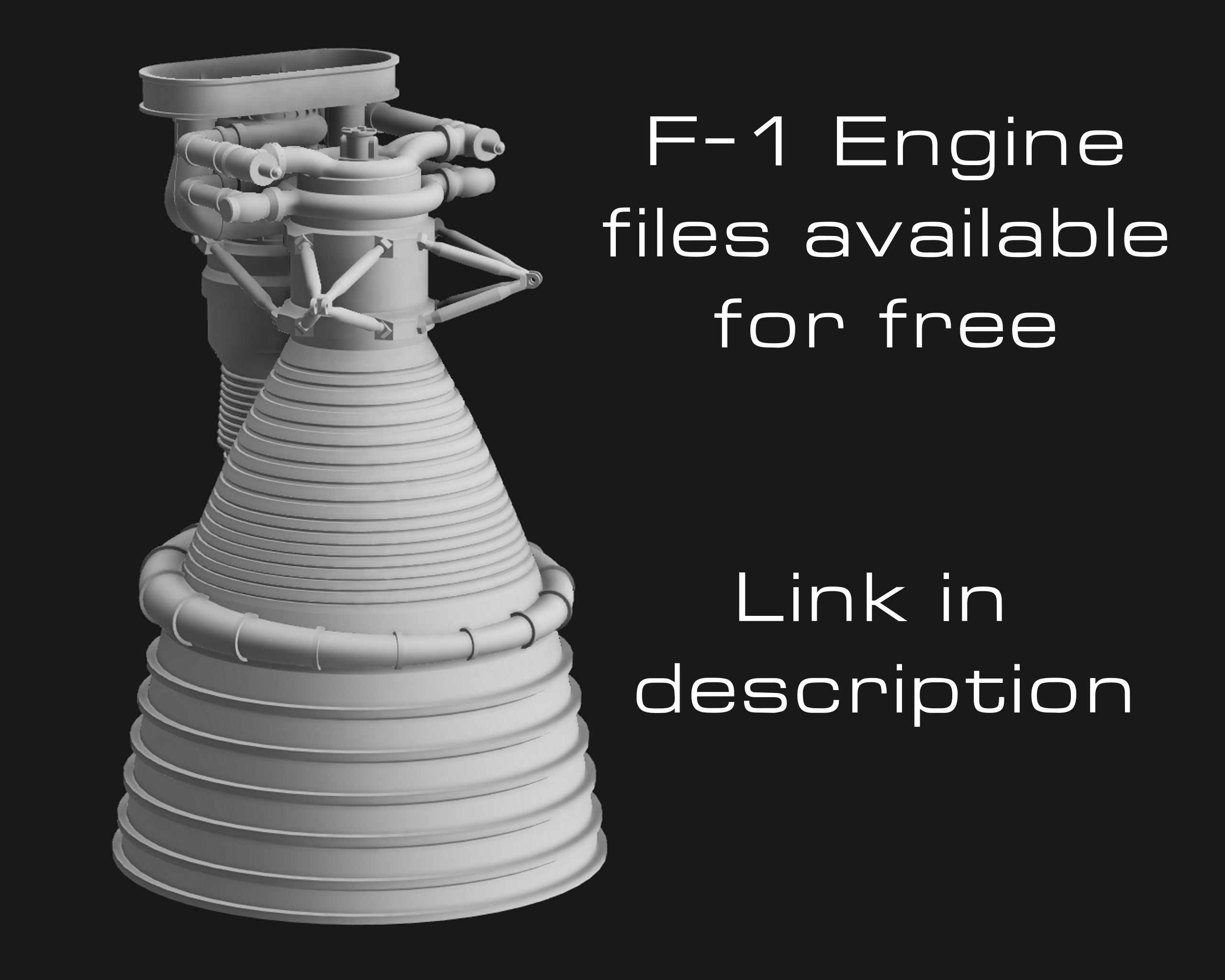 RS-25 Engine by In3DSpace | Printables Store