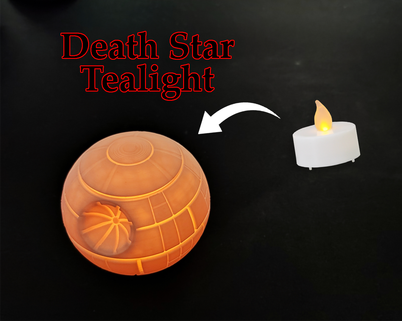 Death Star Tealight Holder by Henselakis | Download free STL model ...