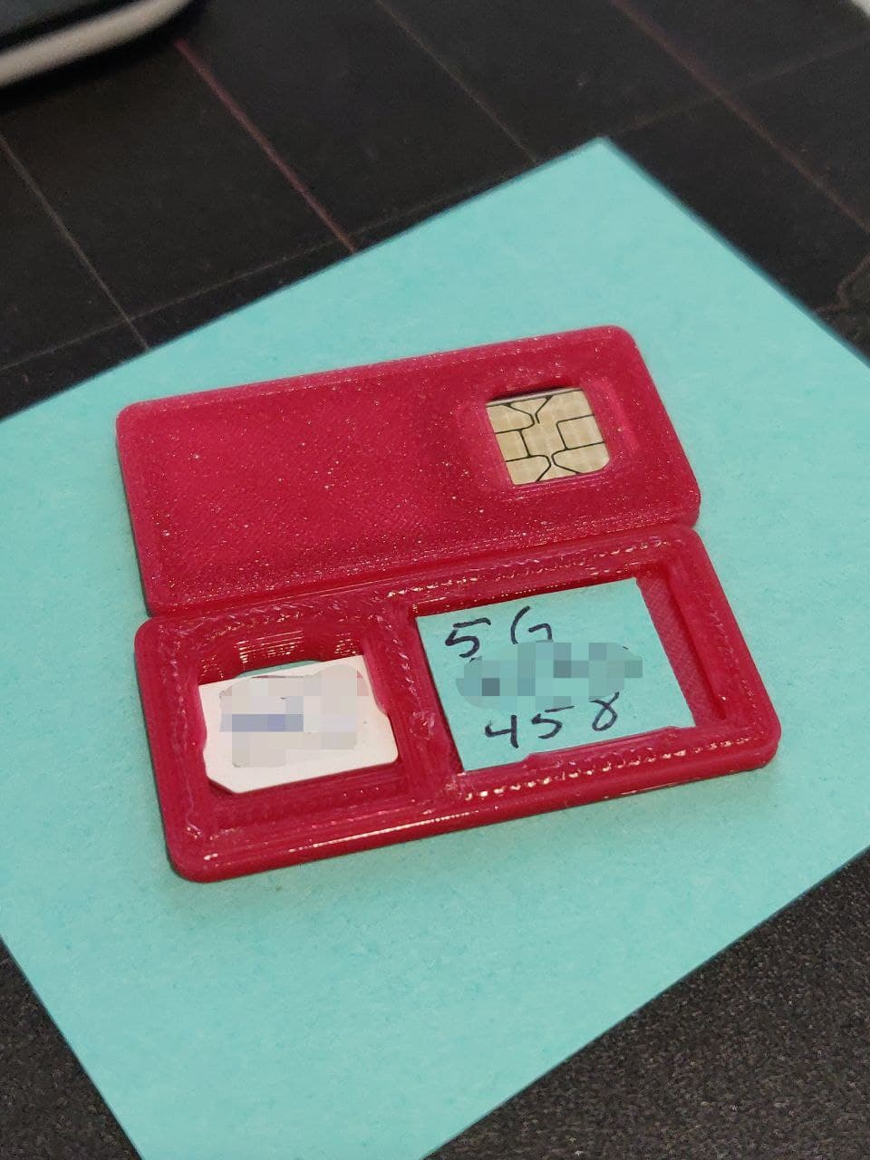 microSIM Card Holder by gios07 | Download free STL model | Printables.com