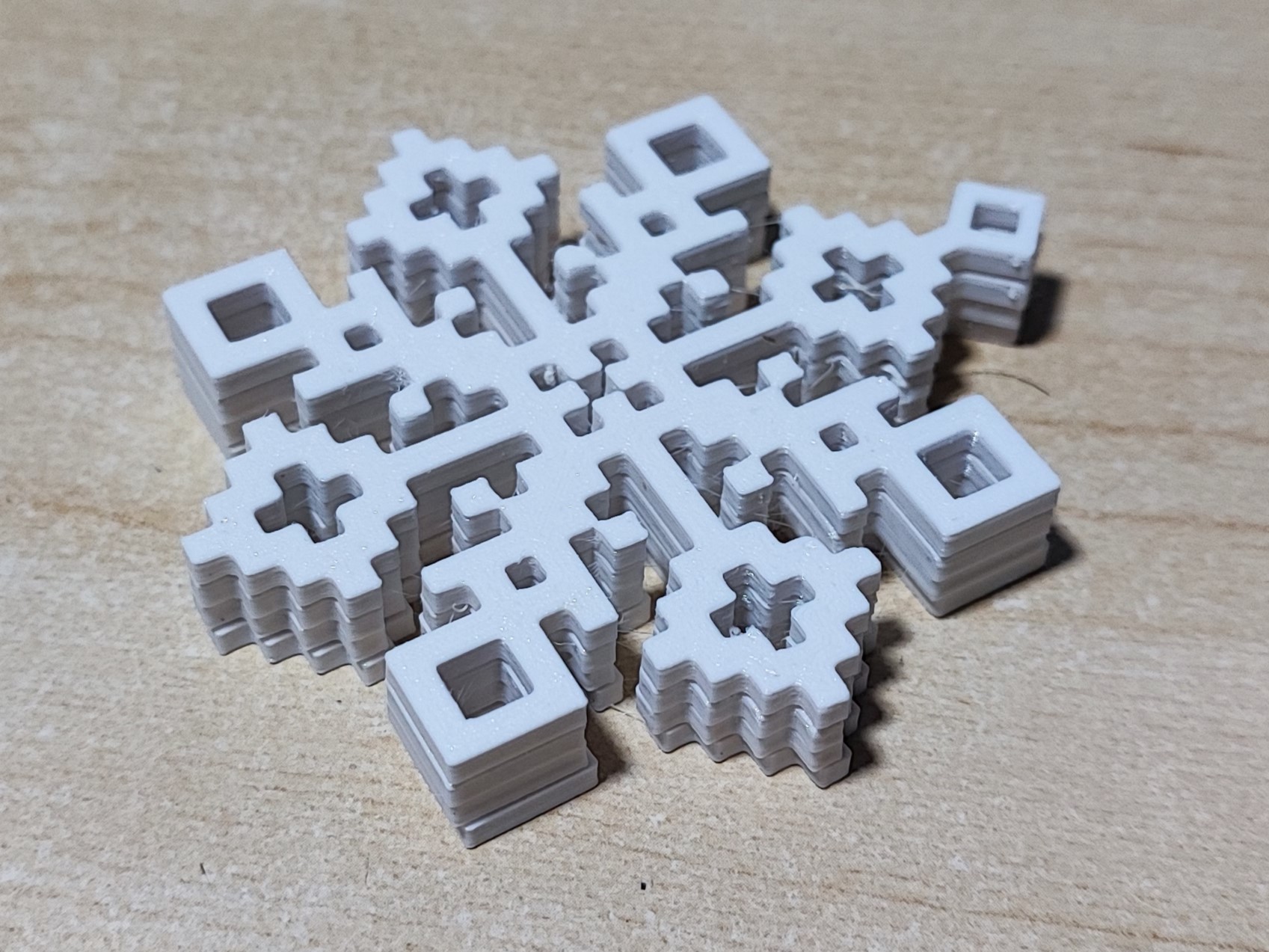 Minecraft snow flake by ERiK004 | Download free STL model | Printables.com