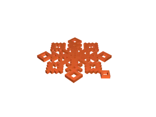 Minecraft snow flake by ERiK004 | Download free STL model | Printables.com