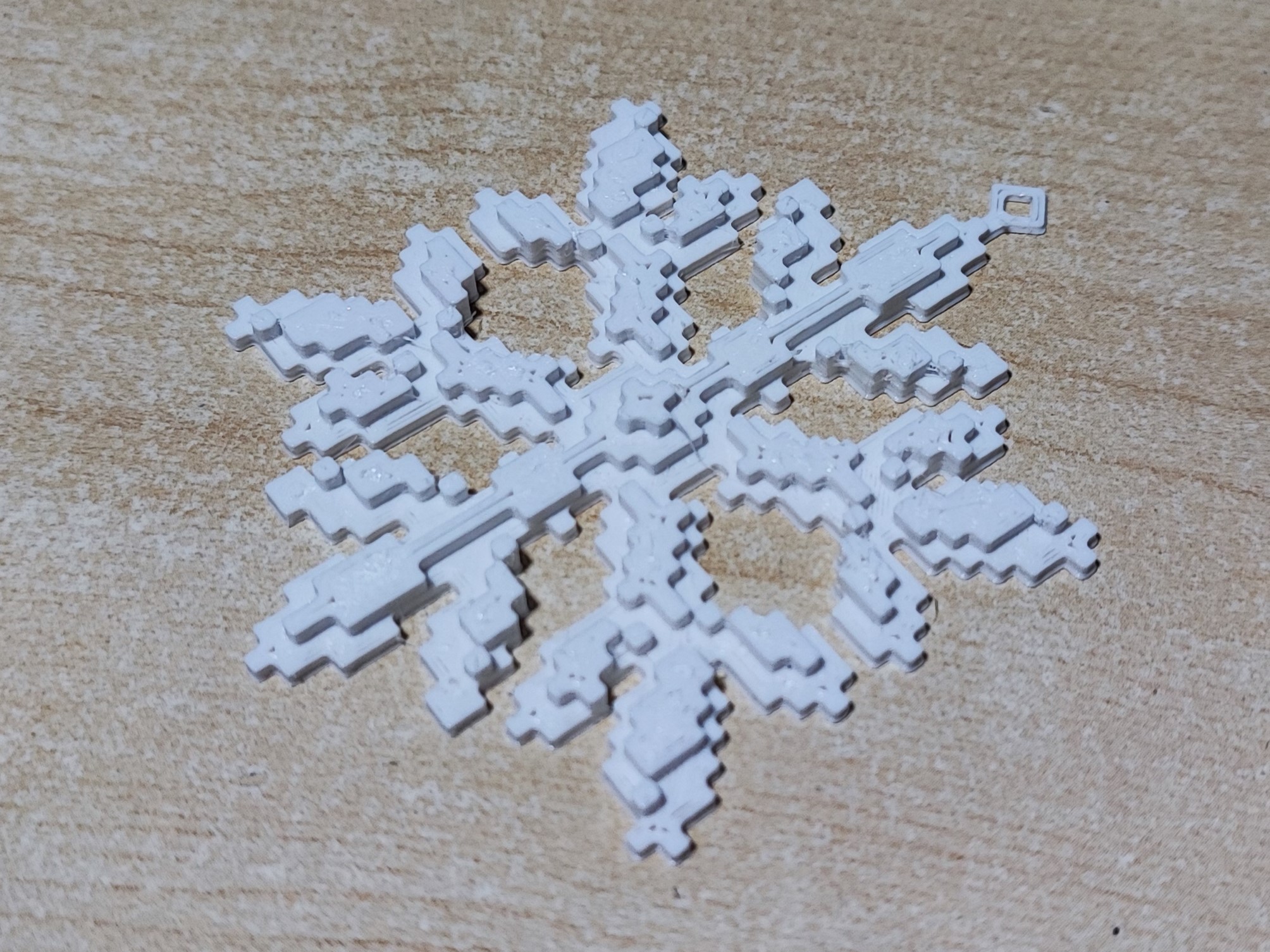 Minecraft snow flake BIG by ERiK004 | Download free STL model ...