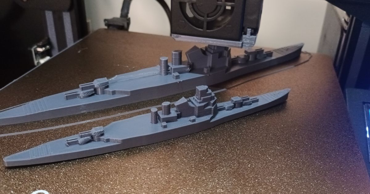 IJN Atago - WWII Japanese Cruiser by Alan Duggan | Download free STL ...