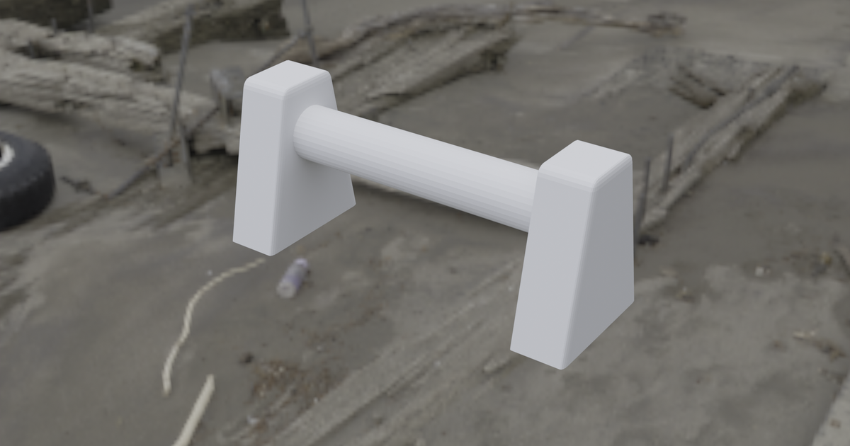 Push up bar calisthenics by Mqte7 | Download free STL model ...
