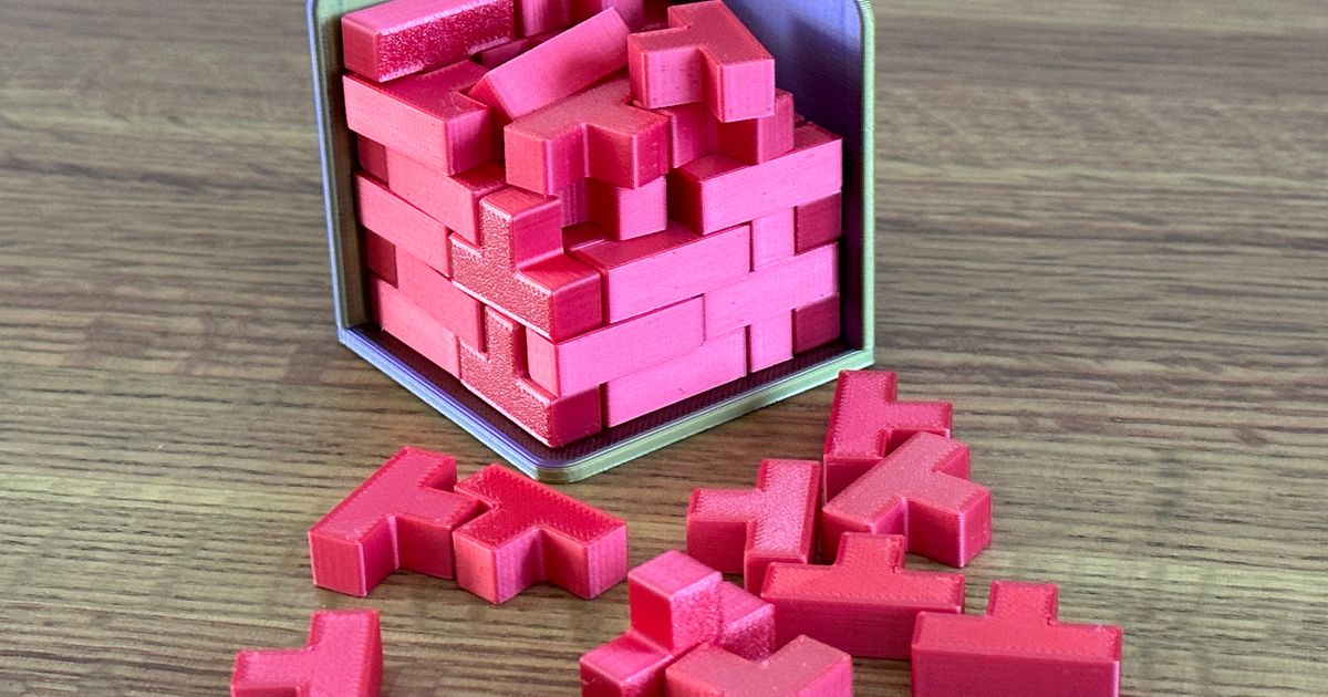 3d Cube Puzzle Not A Remix Please Read Before Downloading By Jerry Lee Download Free Stl 