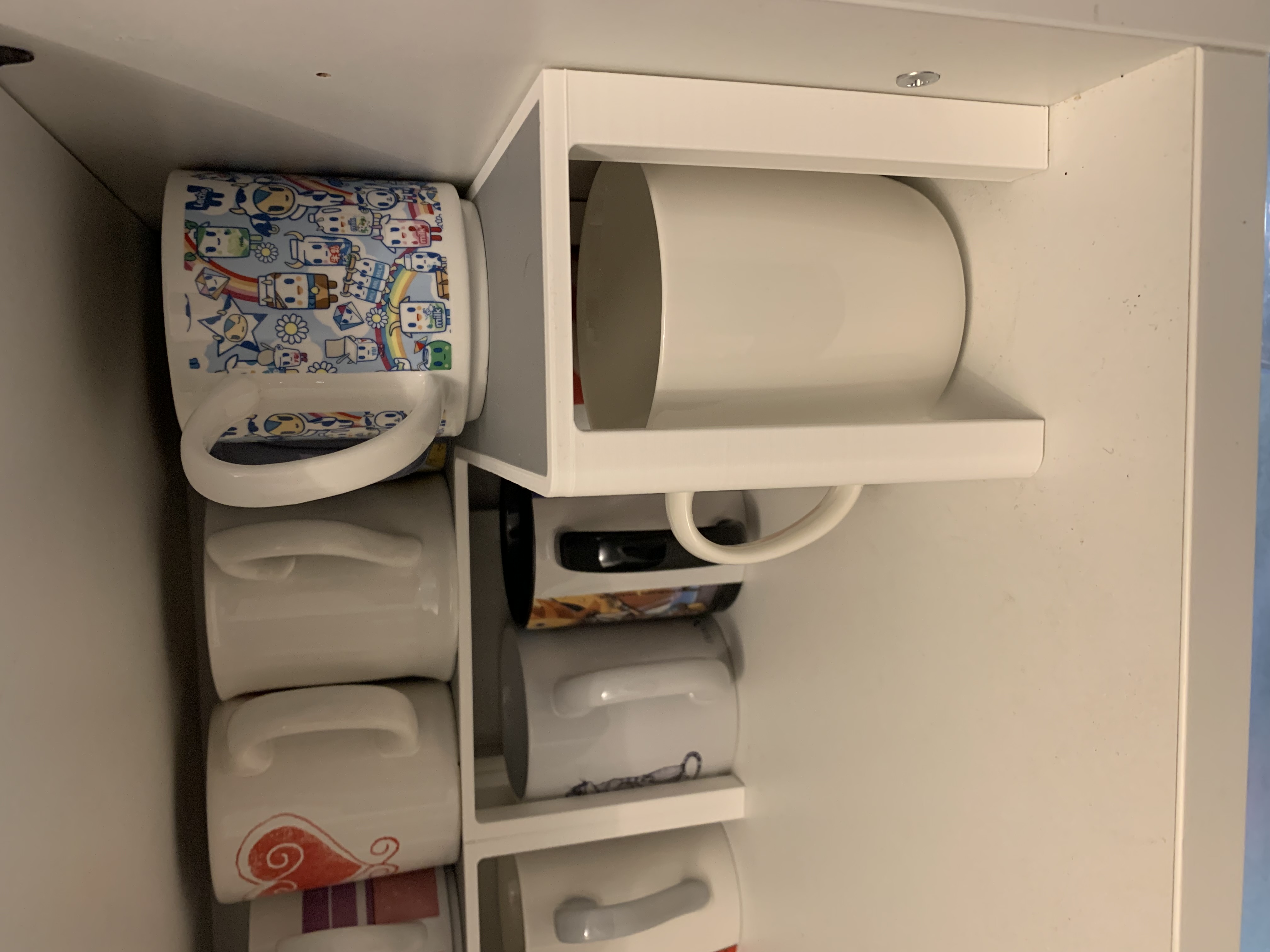cup shelf to gain space for more cups by Thorb | Download free STL ...