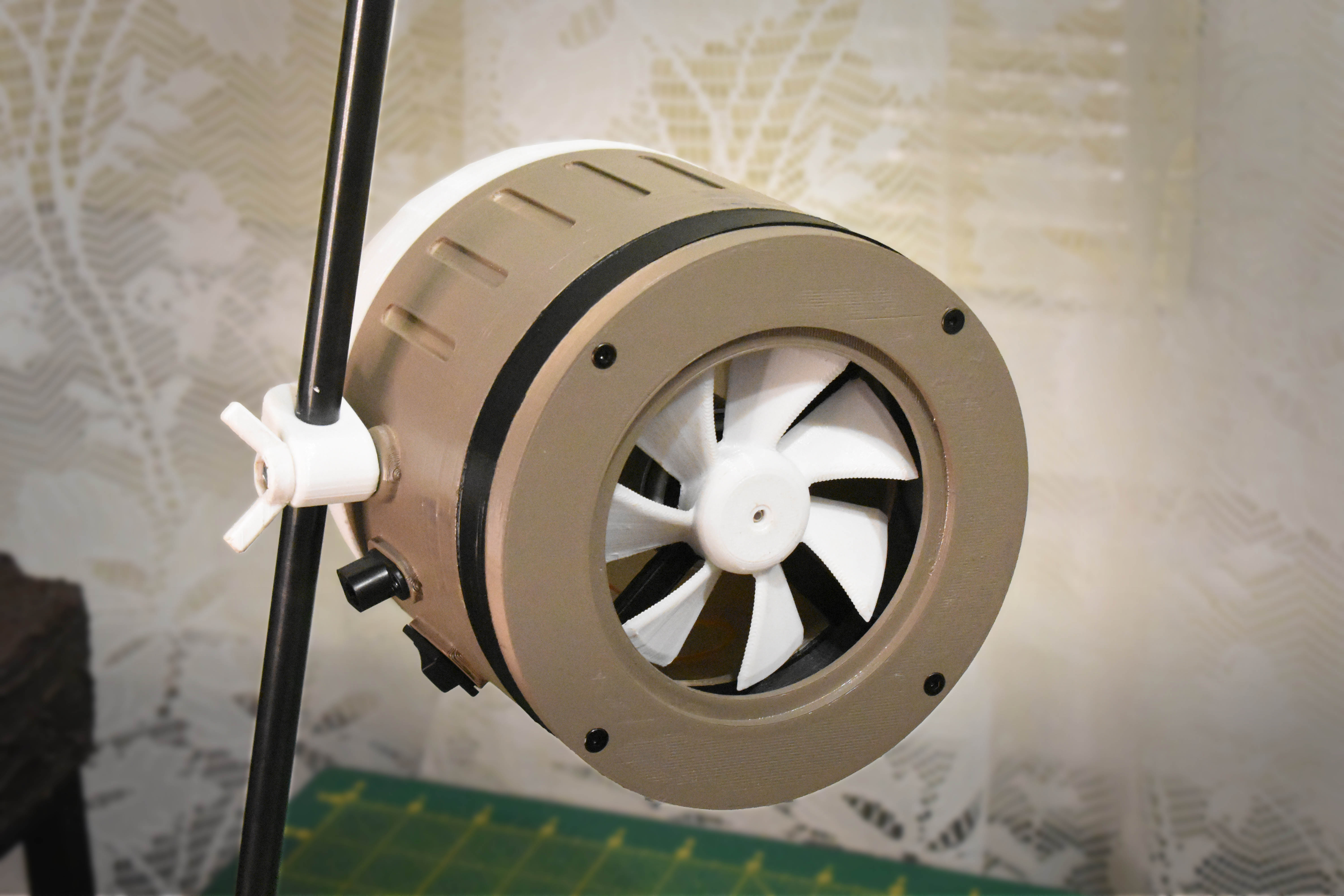 Starfield Desk Fan (motorized, fits on PRUSA MINI+) by Permateum ...