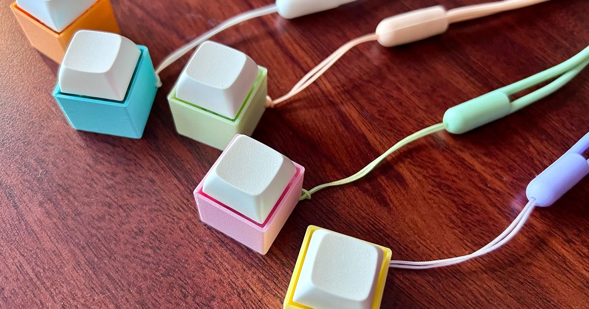 Single Key Switch Fidget Lanyard von third-dimension-labs | Kostenloses ...