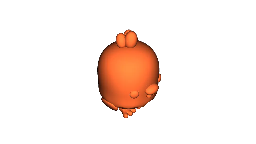 CUTE CHICKEN/ POLLO ADORABLE by Lucía Castro | Download free STL model ...