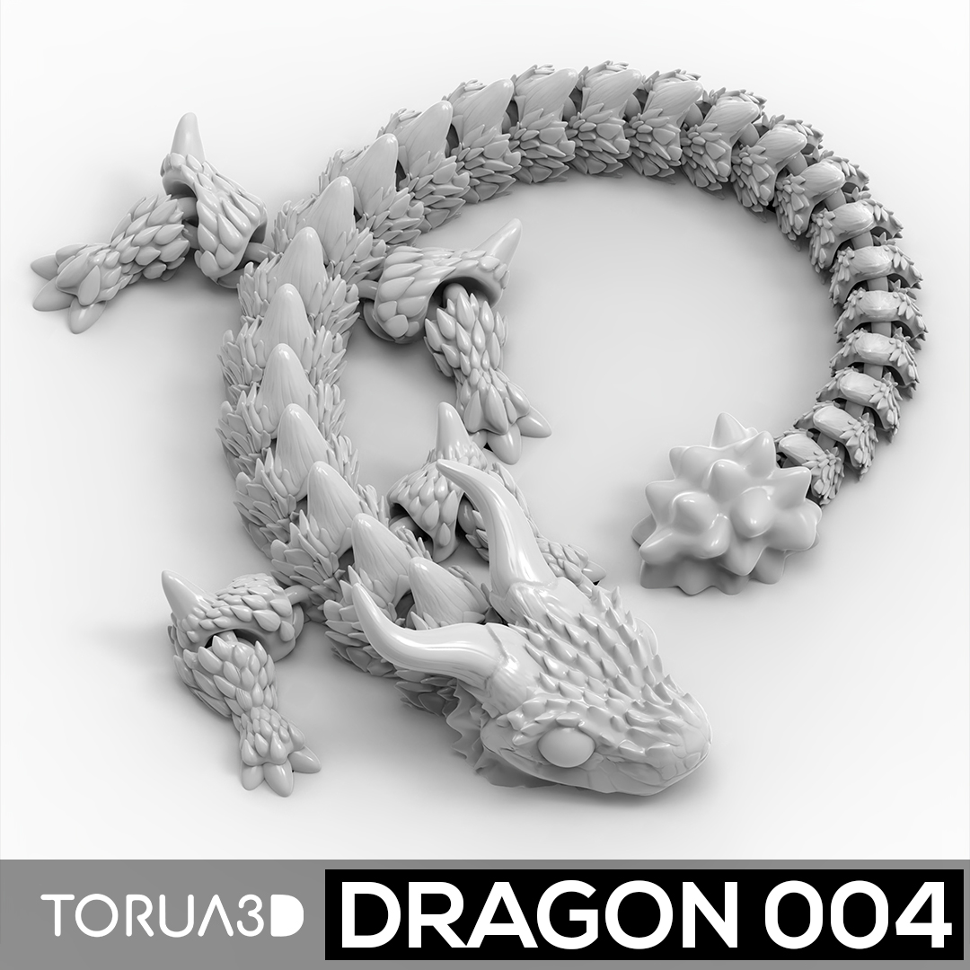 Articulated Dragon 004 | File STL von Torua3D | Printables Store