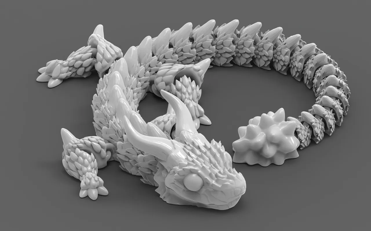 Articulated Dragon 004 | File STL by Torua3D | Download free STL model ...