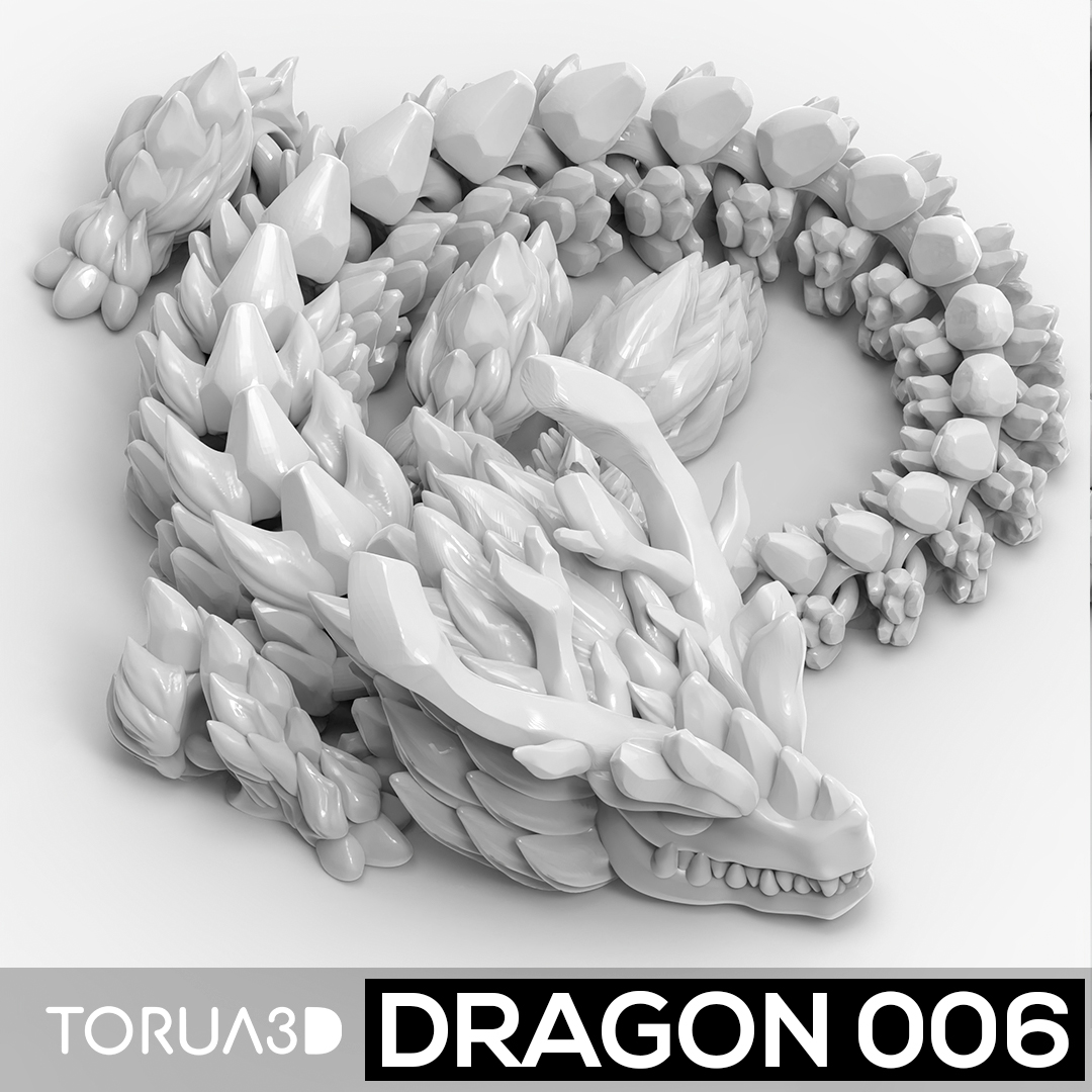 Articulated Dragon 006 | File STL by Torua3D | Printables Store