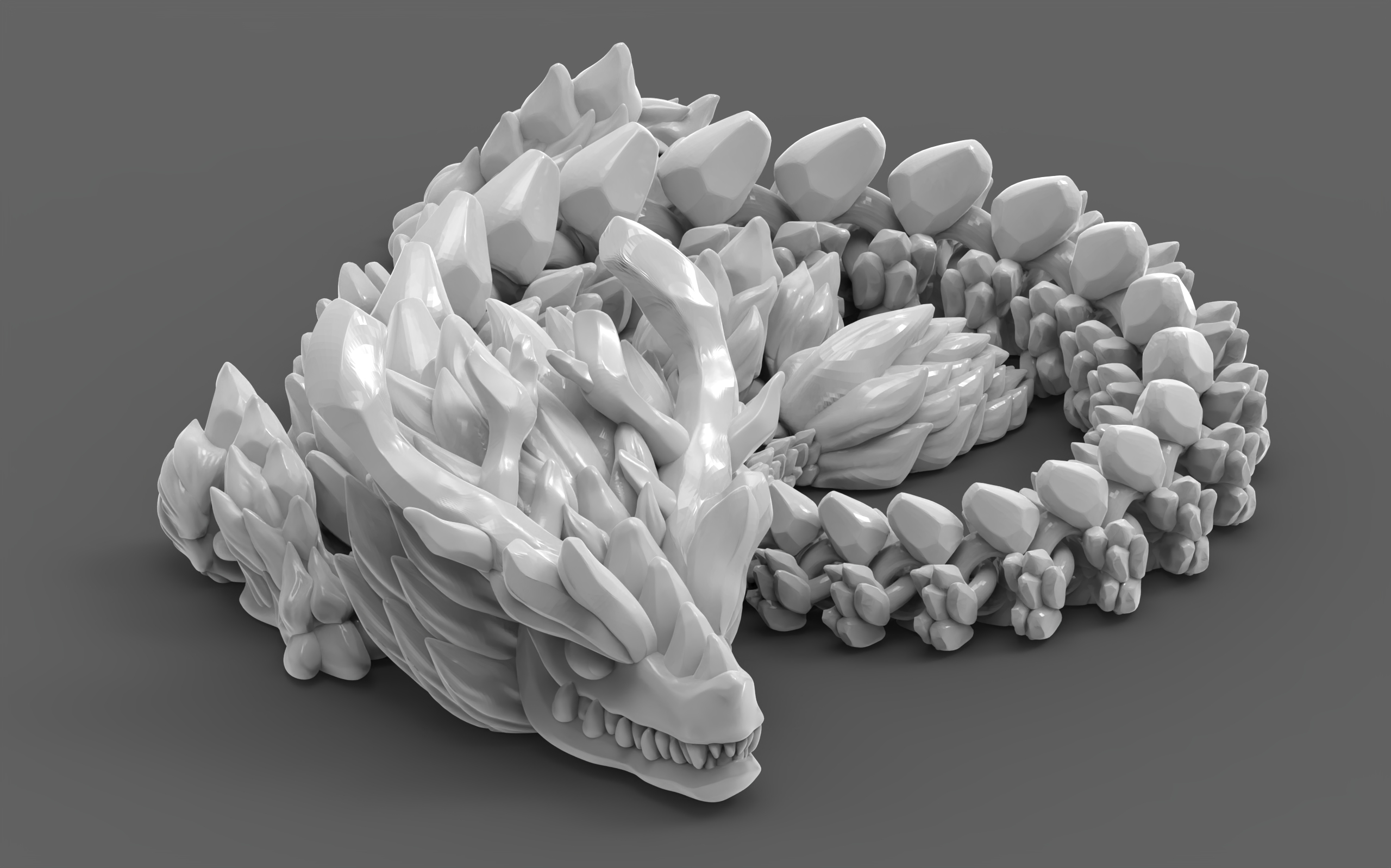 Articulated Dragon 006 | File STL by Torua3D | Printables Store