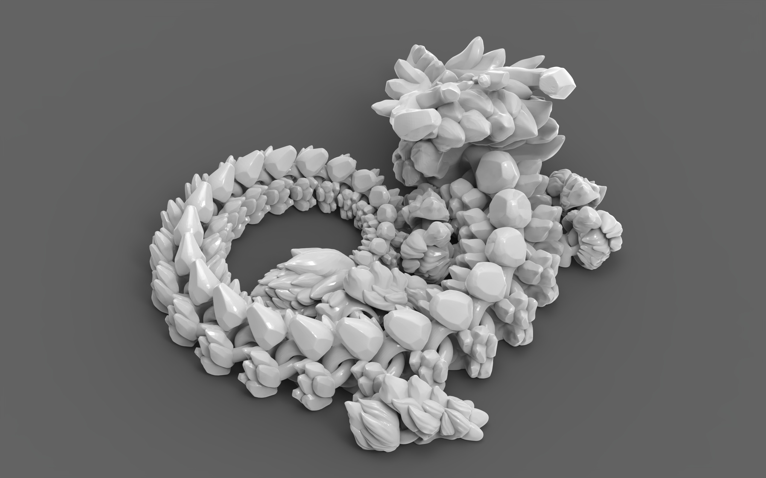 Articulated Dragon 006 File Stl By Torua3d Printables Store