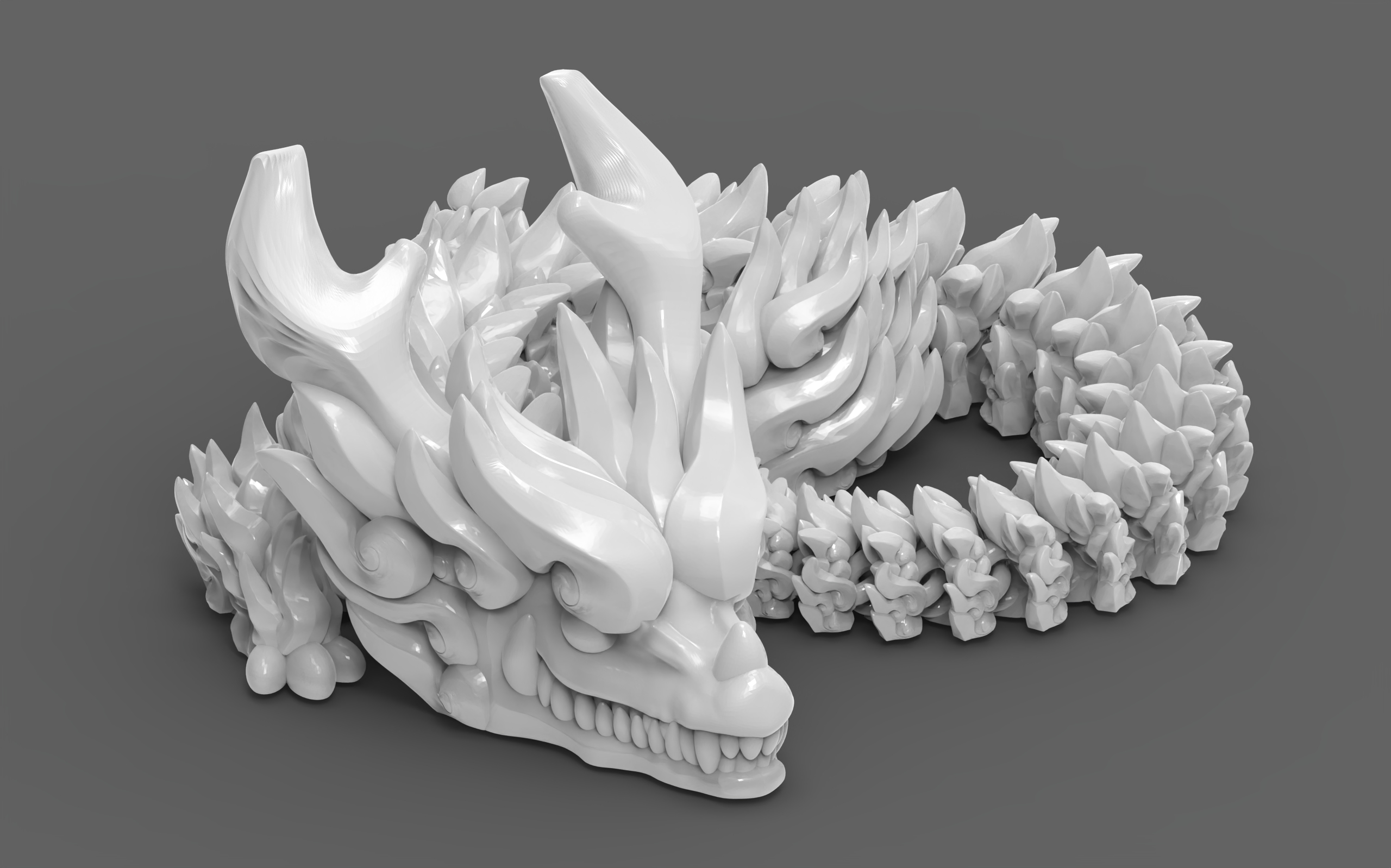 Articulated Dragon 007 | File STL by Torua3D | Printables Store