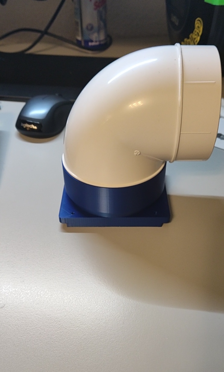 Xtool P2 100mm Exaust Adapter by michele MM3D | Download free STL model ...