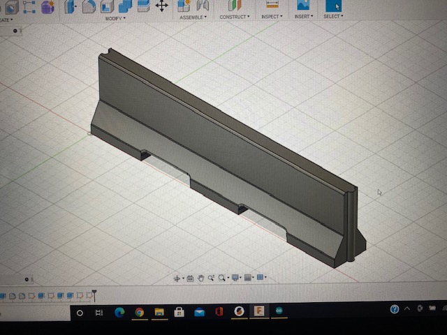 Jersy Barrier style divider by 2Nickel | Download free STL model ...