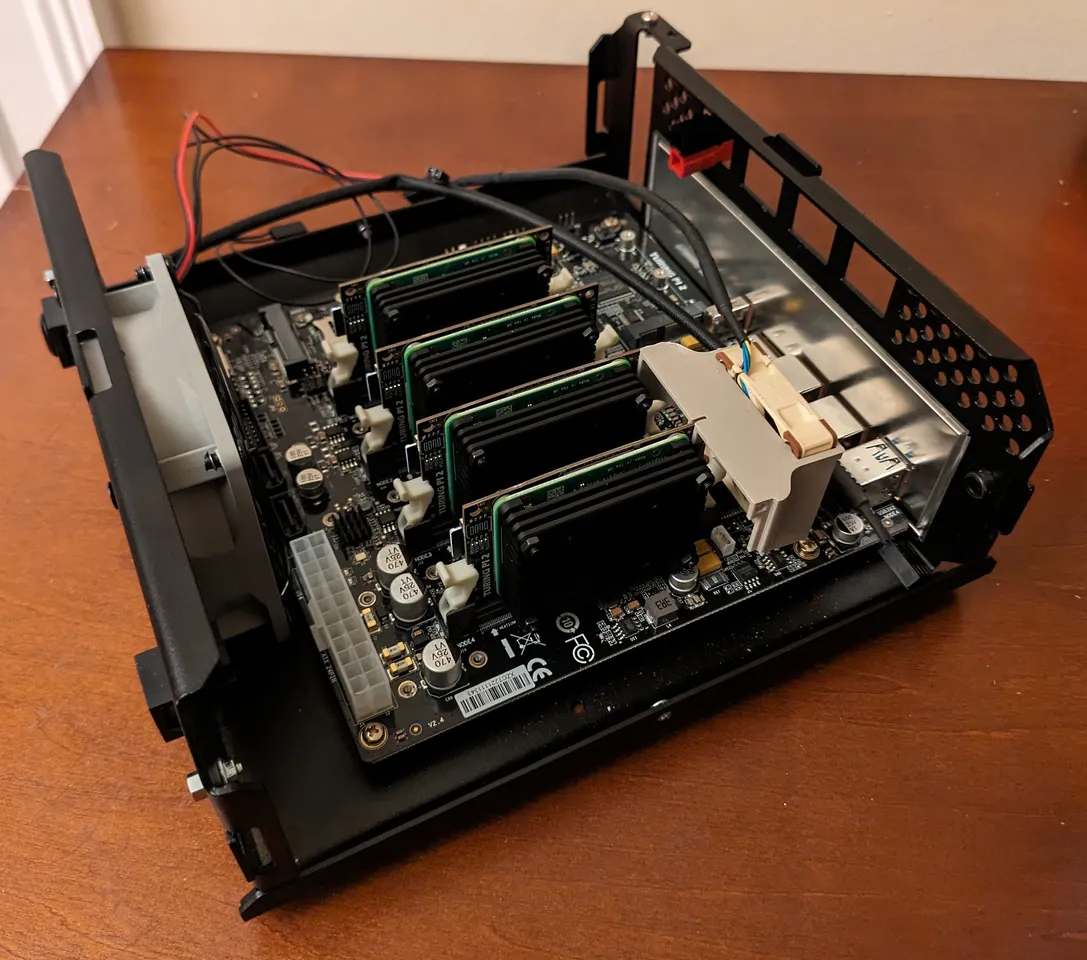 Turing Pi 2 fan shroud 10x40mm (mirrored) by RealTime3392 | Download free STL model | Printables.com