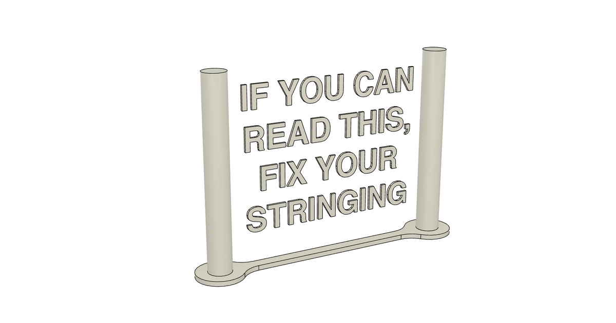 Day 15: Stringing Calibration Model by John | Download free STL model ...