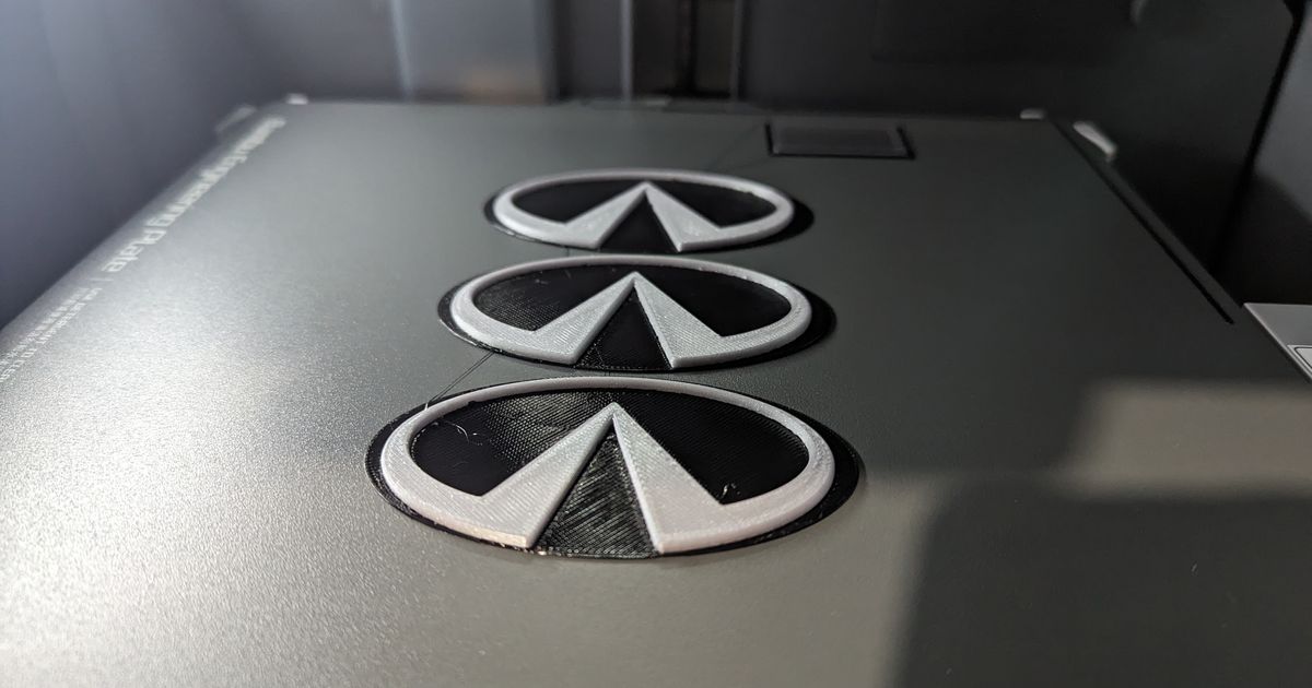 Replacement Infiniti Logos for Car Rugs by nCeon | Download free STL ...