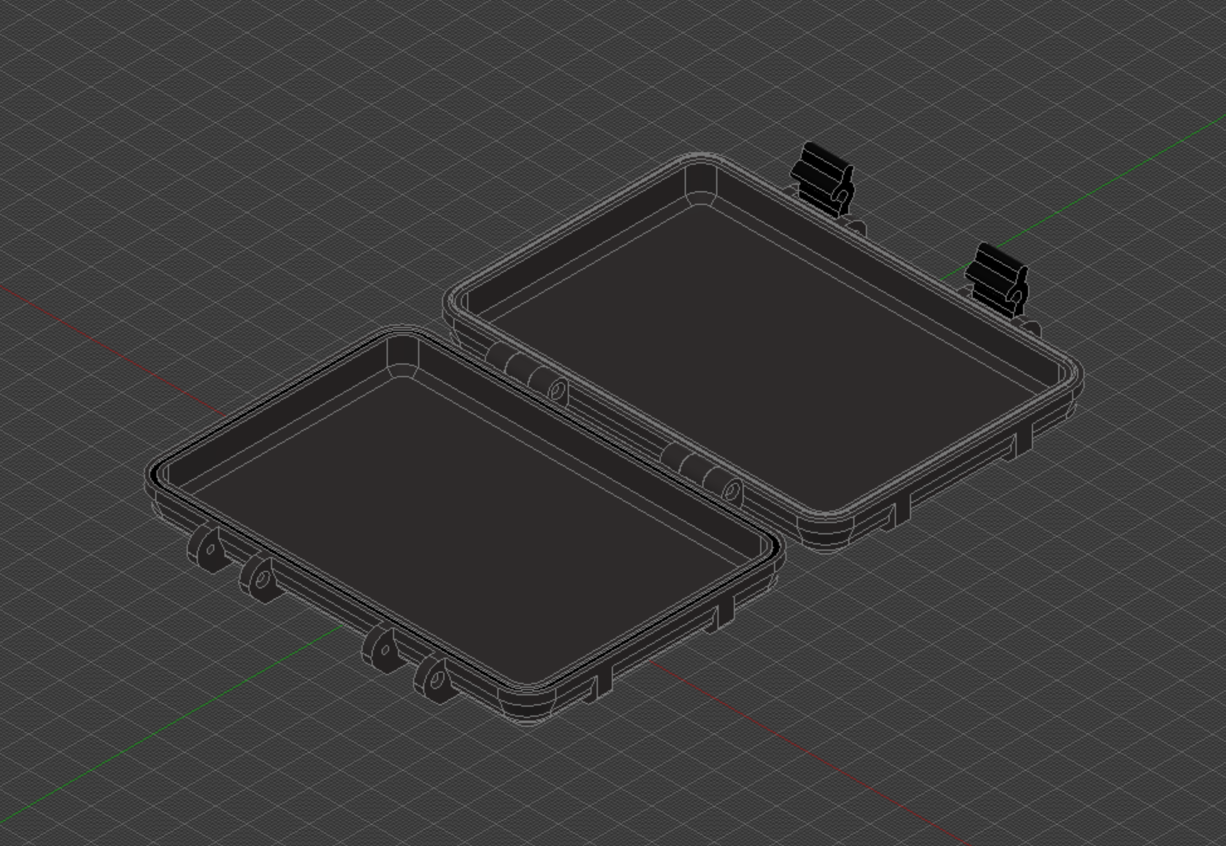 Parametric Box - no screws needed by rtm | Download free STL model ...