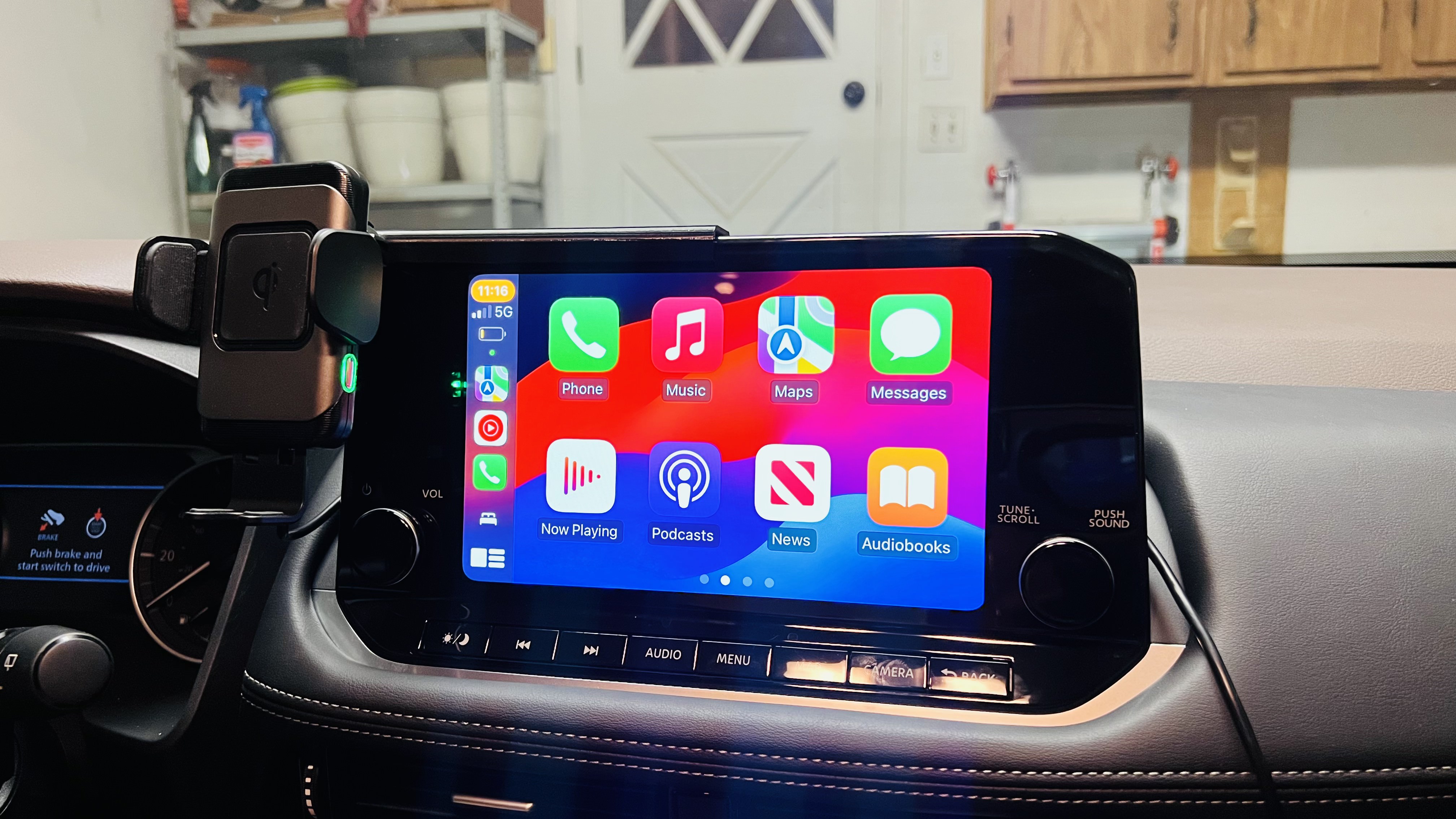 Nissan Rogue (2021-24) Over The Display Car Mount Phone Holder by ...