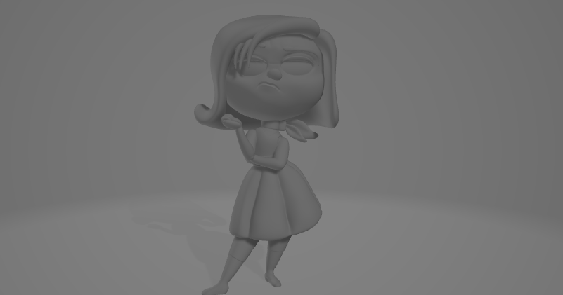 Disney_Inside Out_Disgust Character by PotatoPrint | Download free STL ...