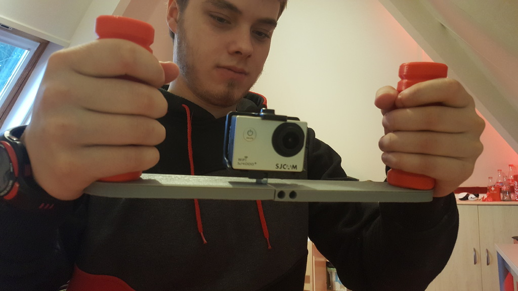 2 hand holder for action camera by Douwe Miedema | Download free STL ...