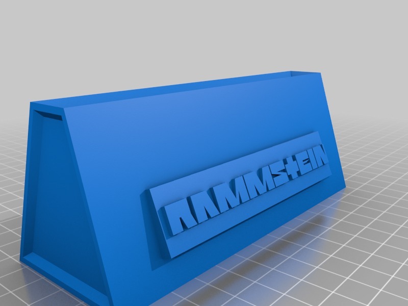rammstein acrylic light logo by Douwe Miedema | Download free STL model ...