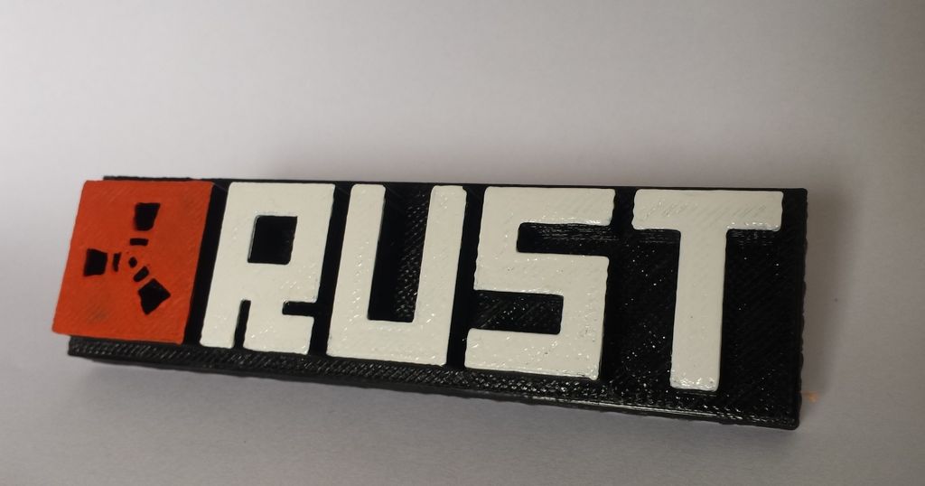 Rust Logo Game By Douwe Miedema Download Free Stl Model