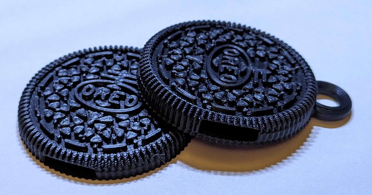 Oreo Whistle Keychain by Vec4 | Download free STL model | Printables.com