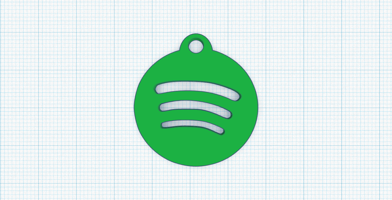 spotify keychain by Dipak Chaudhary | Download free STL model ...